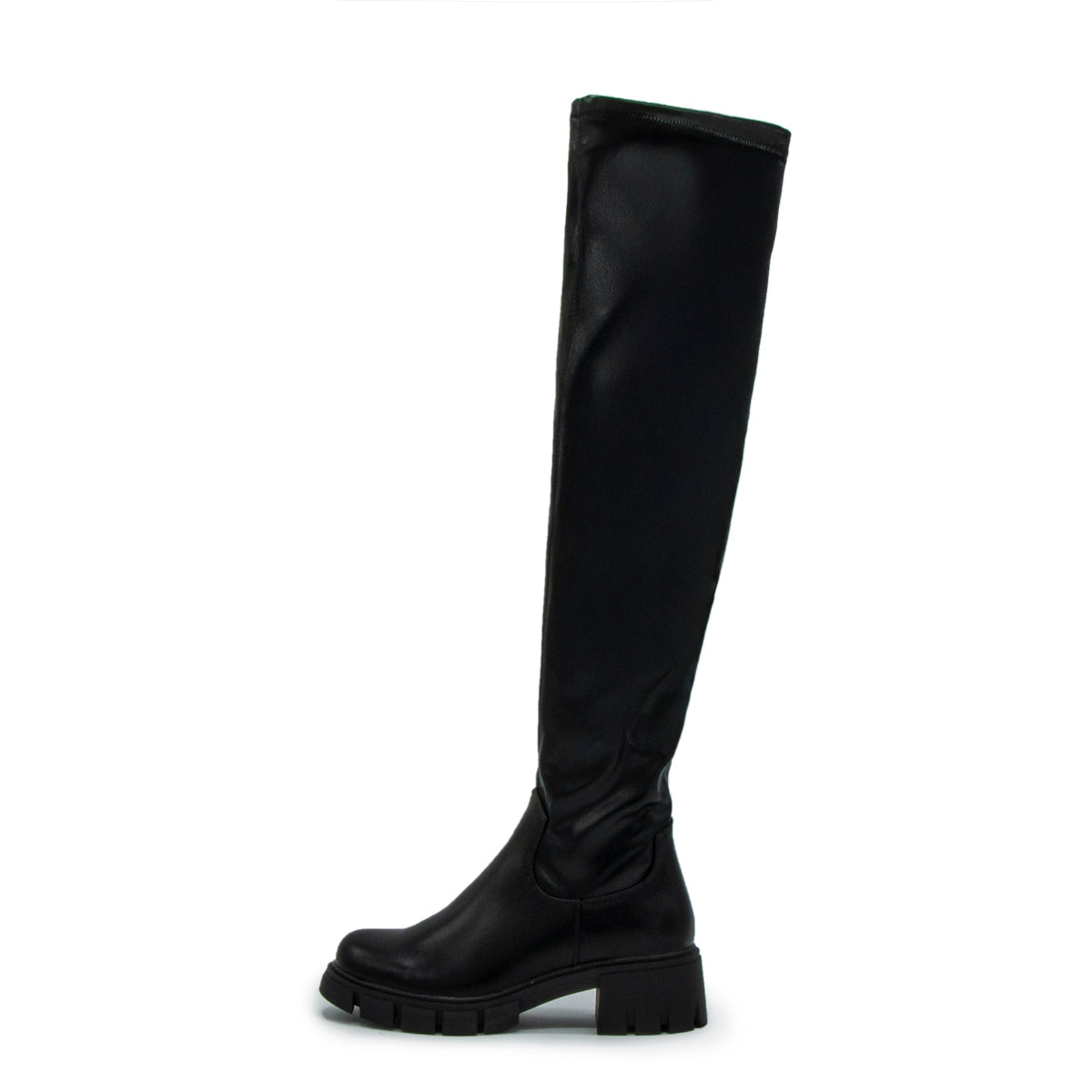Botas Over the Knee con Suela Track